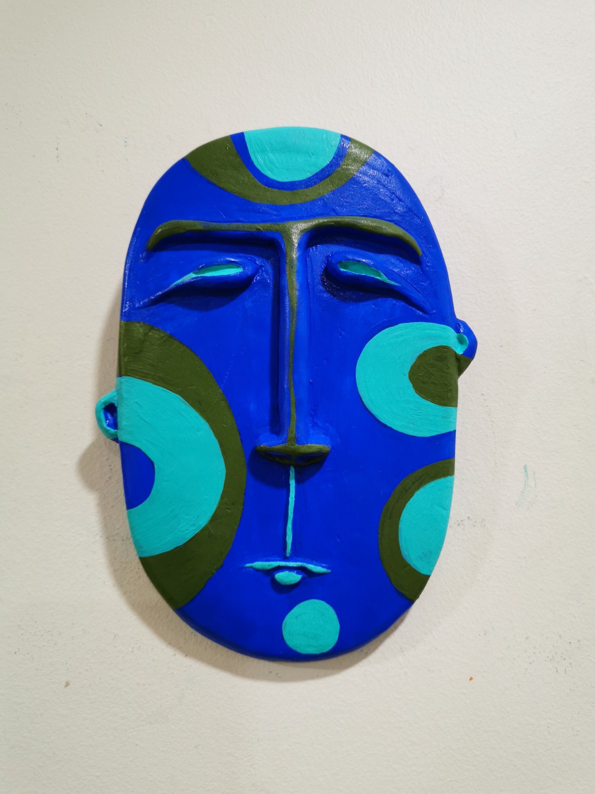 Gezichten van de aarde /Modern Mask /Painted Face Relief / - Etsy Nederland