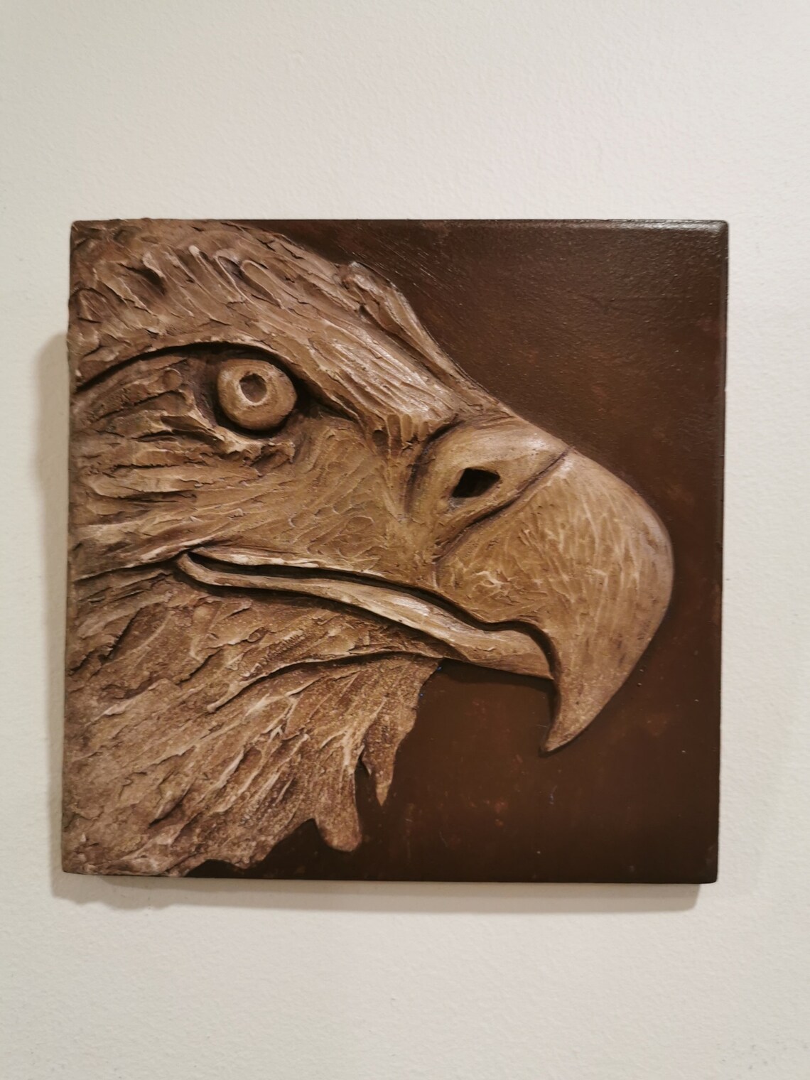 Eagle Tile/ Decorative Eagle Relief /eagle Wall - Etsy