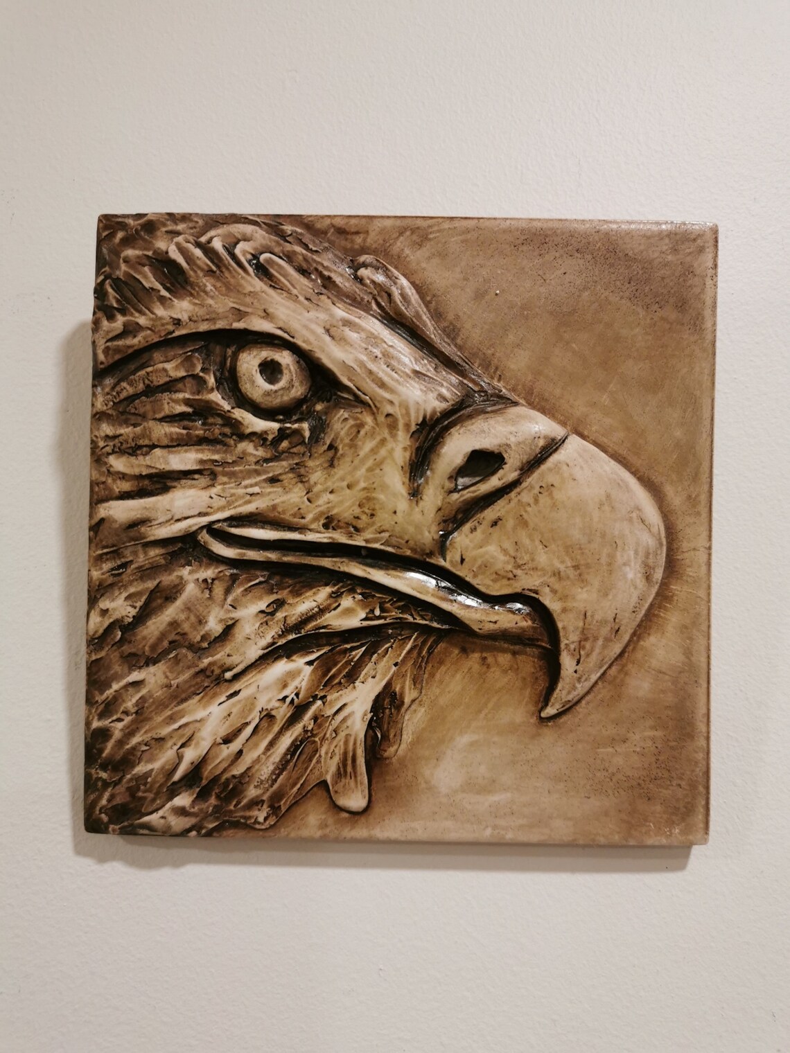 Eagle Tile/ Decorative Eagle Relief /eagle Wall - Etsy
