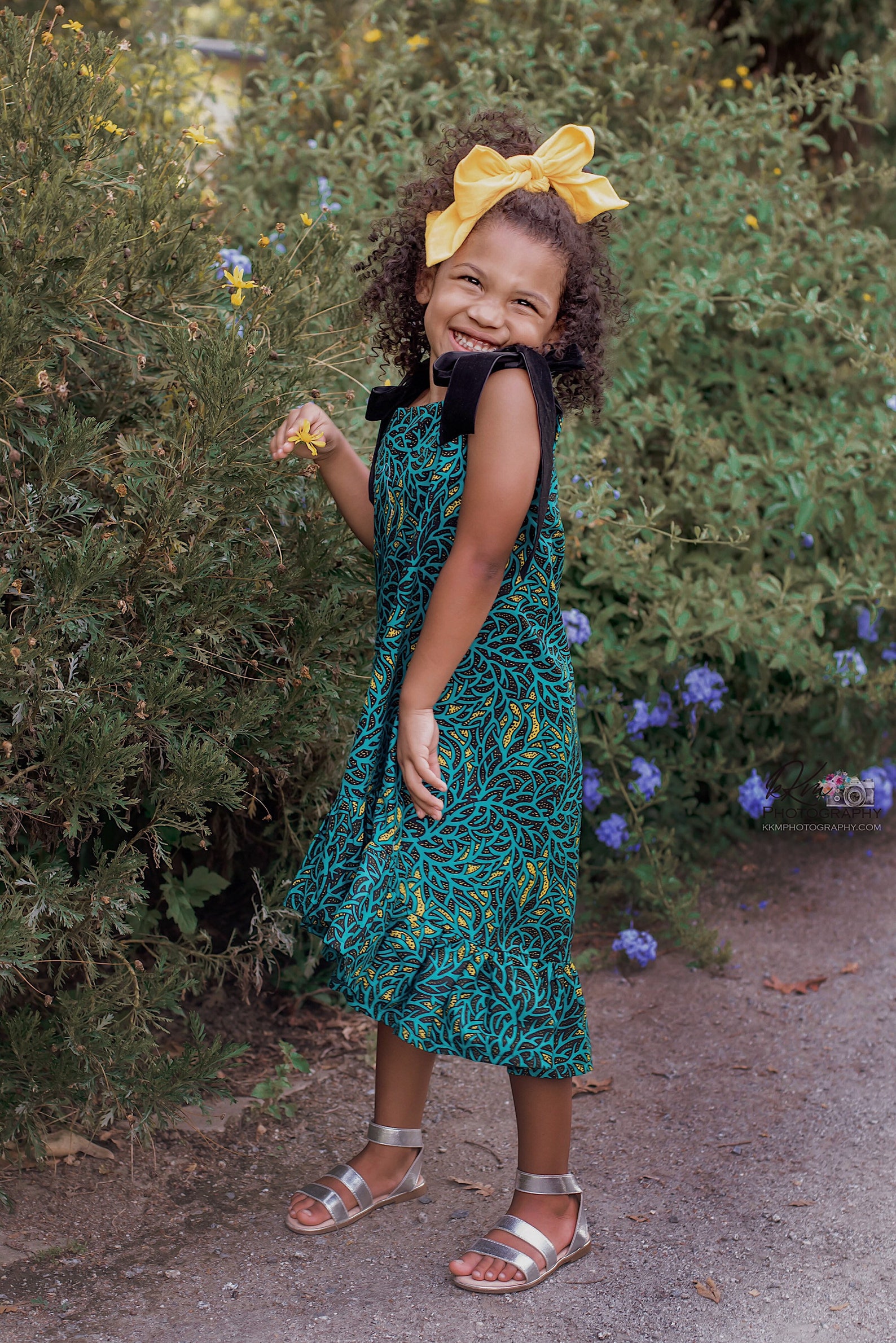 African Print Kids Dress. - Etsy