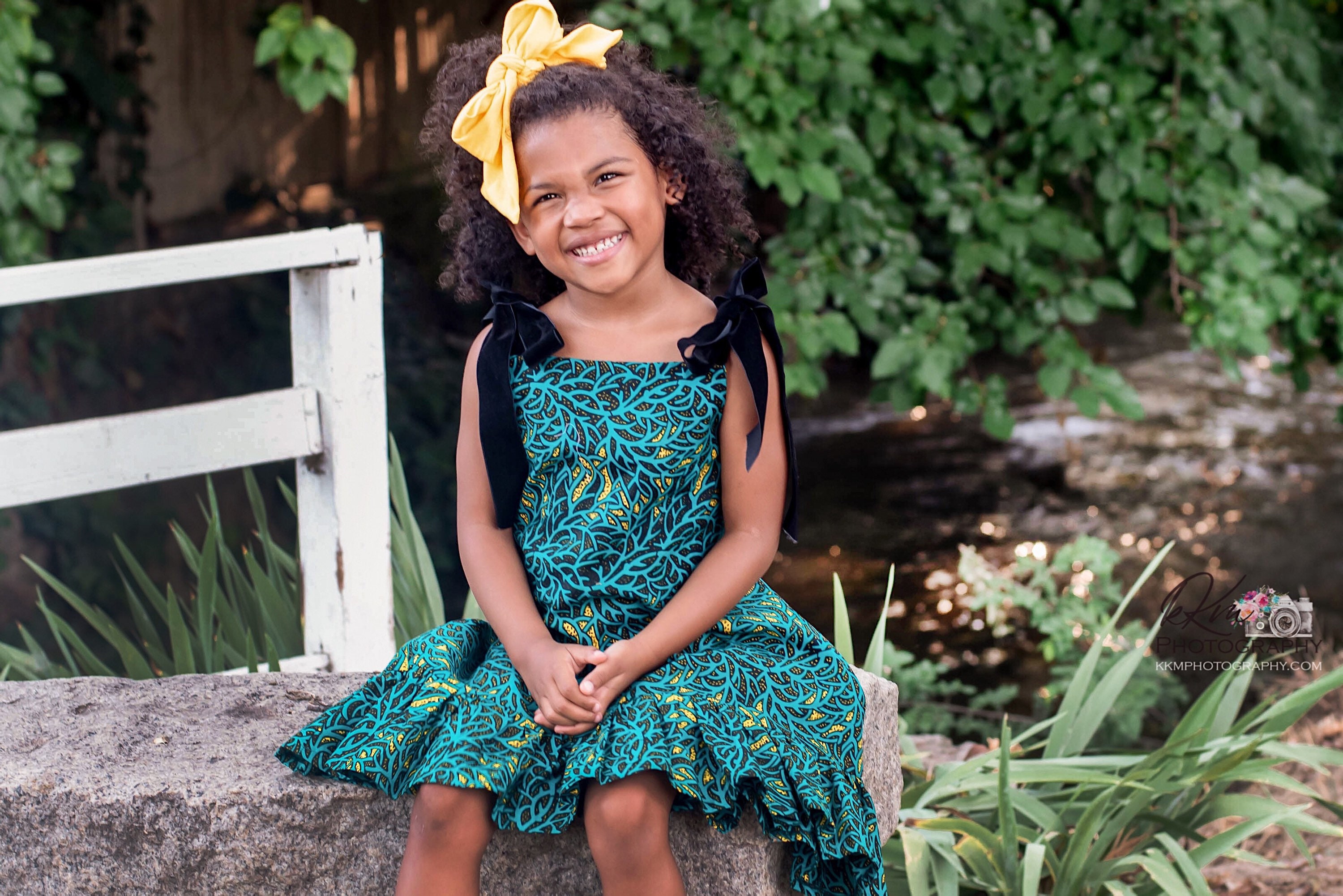 African Print Kids Dress. - Etsy