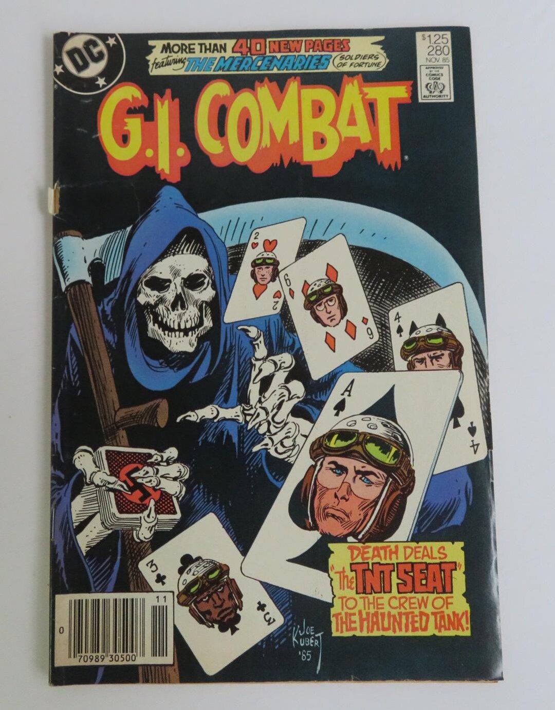 G.I. Combat 280 (1985) the TNT Seat, Haunted Tank, DC Comics IJ - Etsy