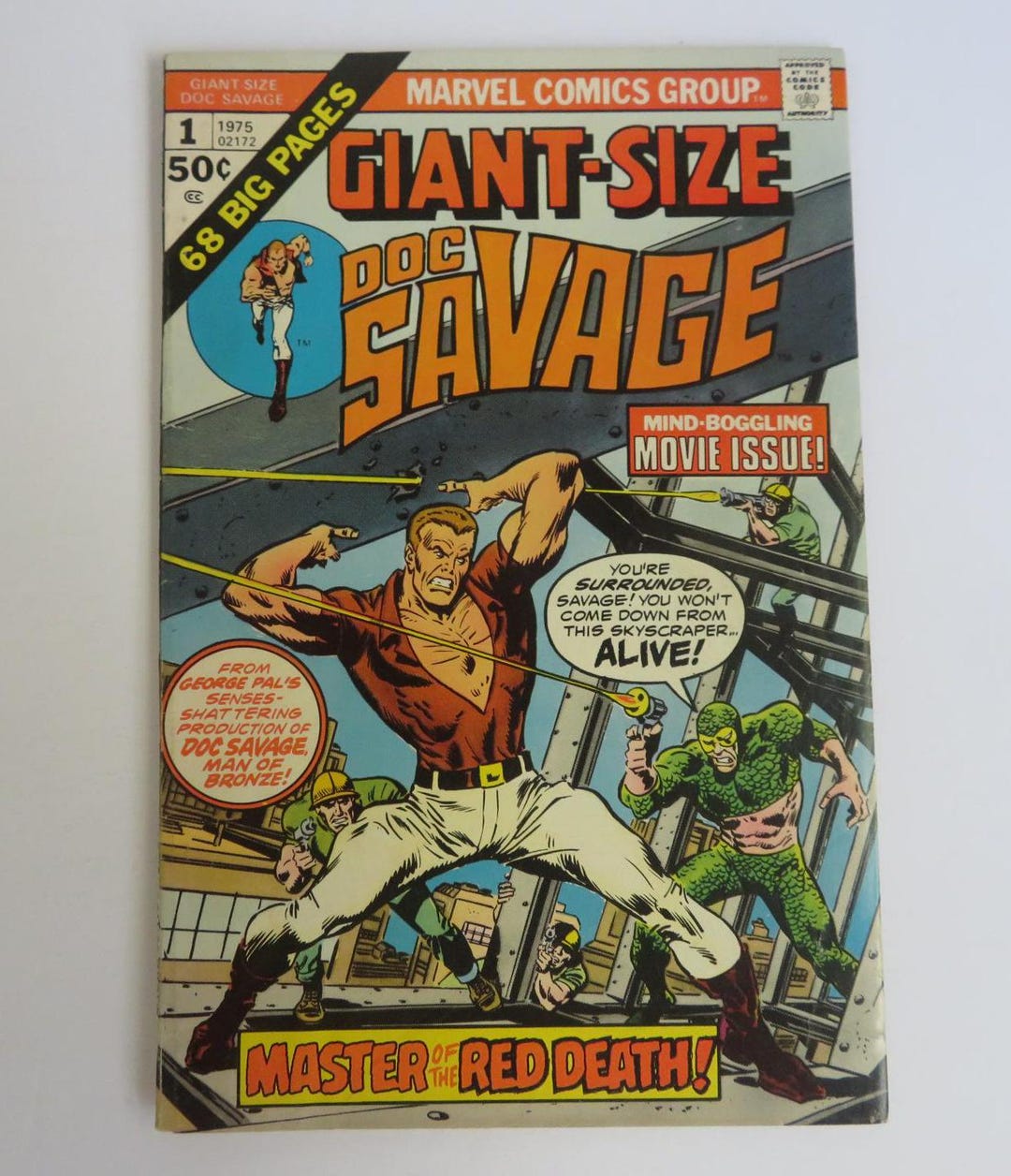 Giant Size Doc Savage #1 Comic Book: Movie Issue, Reprints, Pin-ups ...