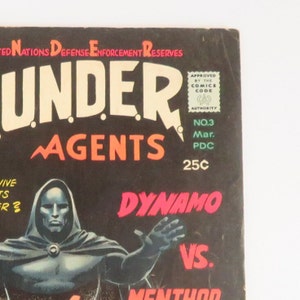 Thunder Agents 3 1966 Wally Wood Art Dynamo Vs Menthor Tower Action ...