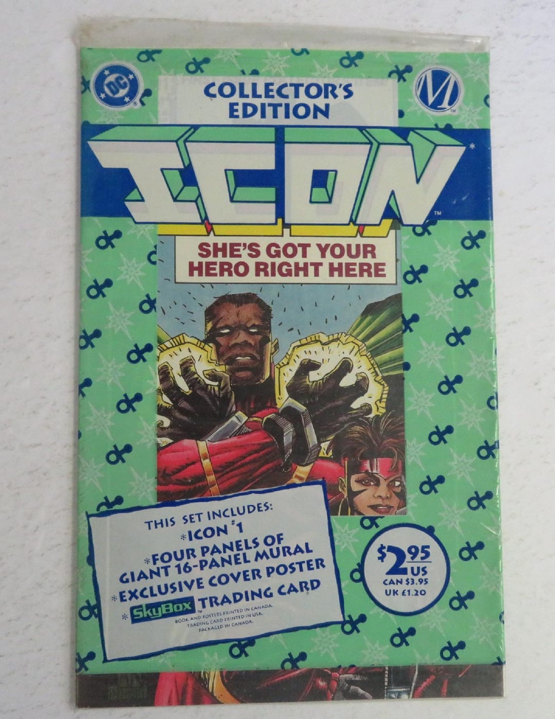 Icon #1 Comic Book: 1st App Augustus Freeman IV, Trading Card, Poster ...