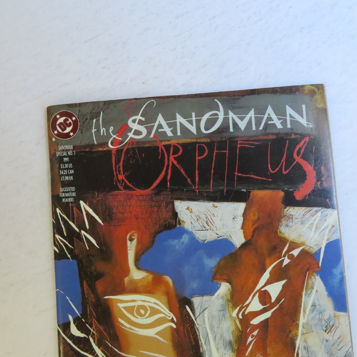Sandman Special 1 1991 Orpheus Glow in Dark Cover DC Vertigo | Etsy