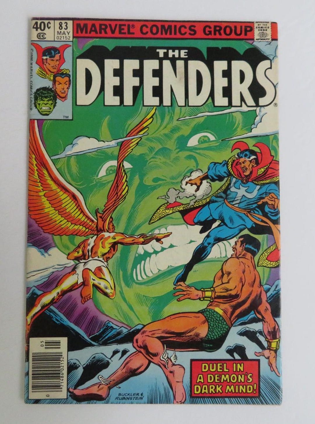 Defenders #83 Comic Book: Dr. Strange, Namor, Aeroika, Hulk, Marvel ...