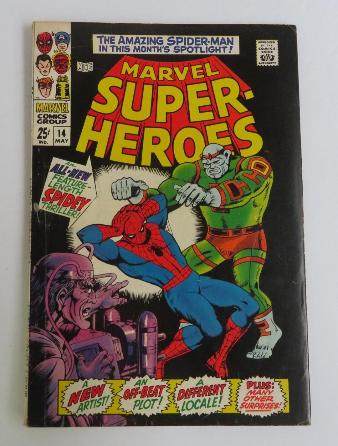 Marvel Super Heroes 14 (1968) Reprehensible Riddle of the Sorcerer ...