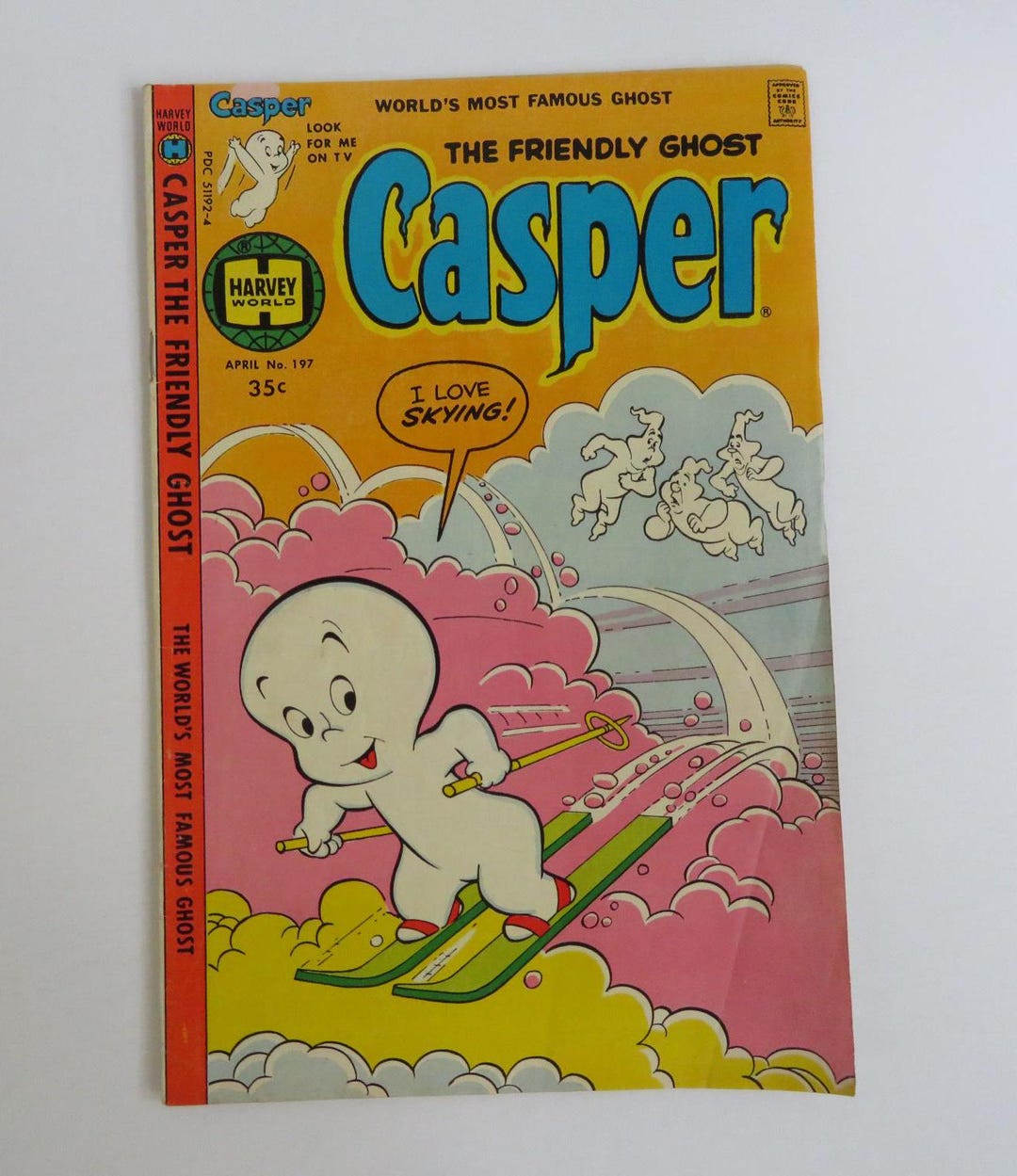 Casper the Friendly Ghost 197 (1978) Ghostly Trio, Wendy, Harvey Comics S - Etsy