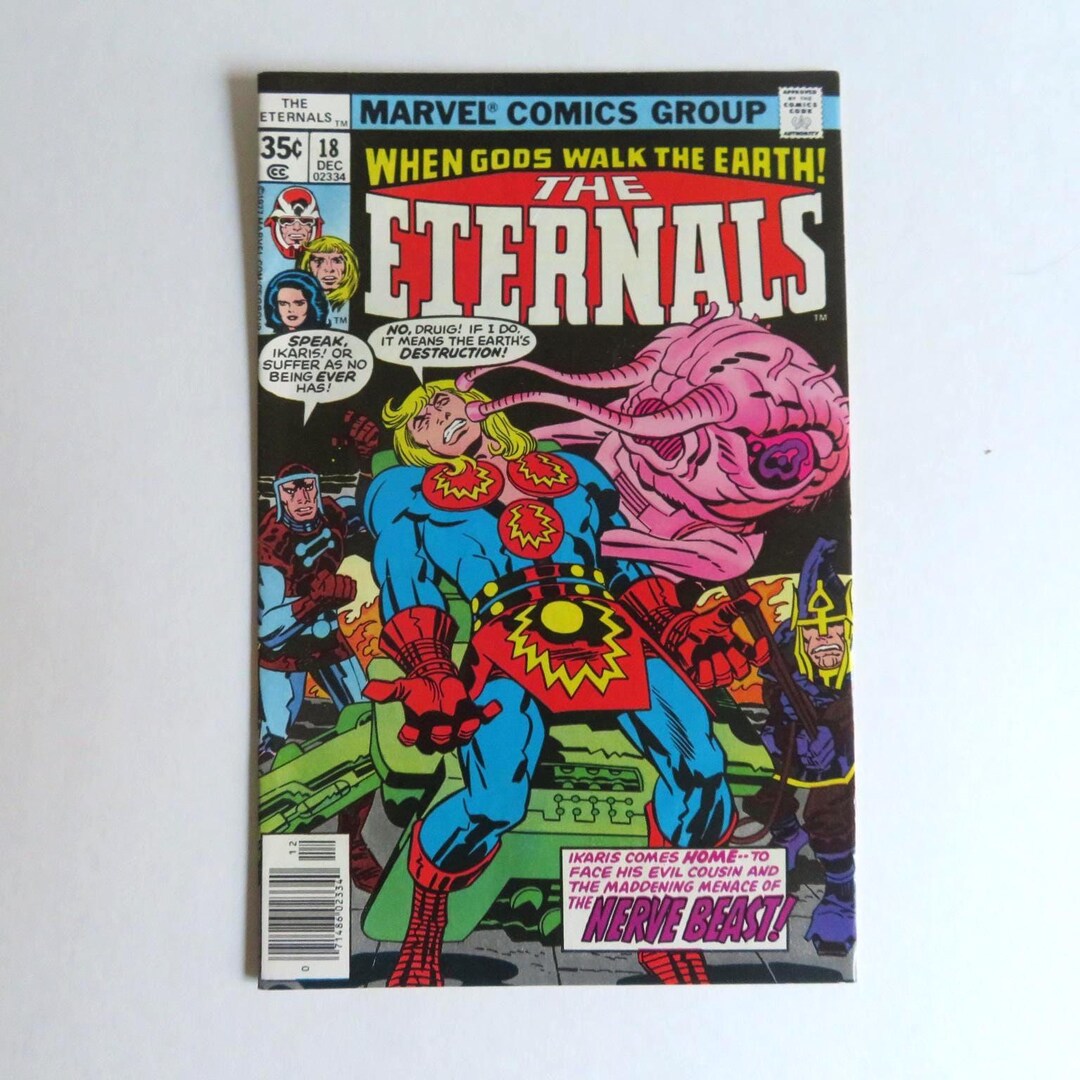 Eternals Comic: #18 1st App Tiamut and Celestial Ziran the Tester ...