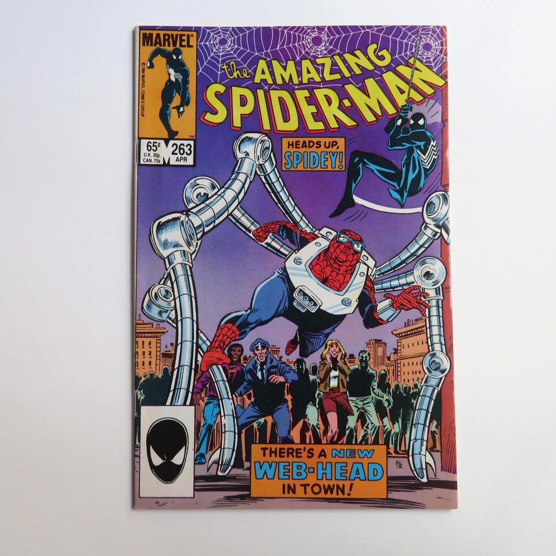 Spider-man Comic: #263 Black Cat, Ollie Osnick (1985) A3 - Etsy