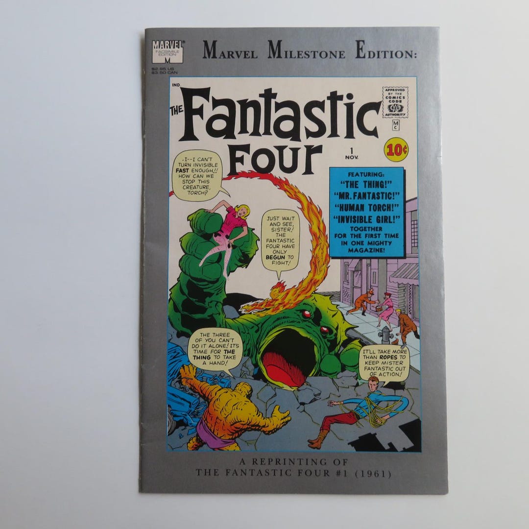 Marvel Milestone Edition #1 Comic Book: Fantastic Four Reprint (1991) M ...