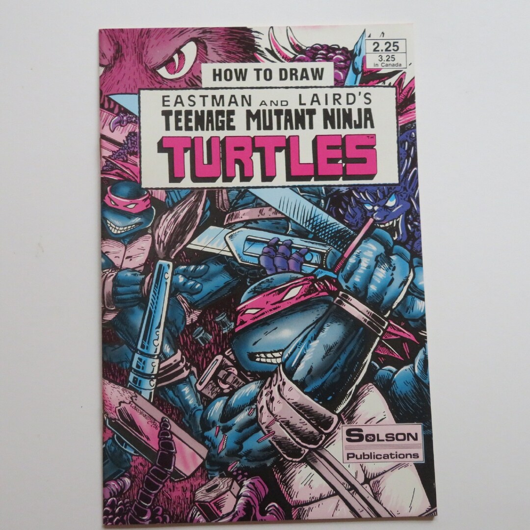 How to Draw Teenage Mutant Ninja Turtles 1985 Misprint - Etsy