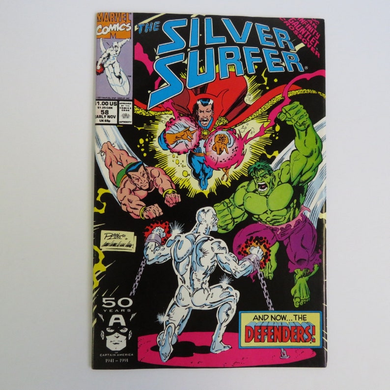 Silver Surfer Comic: Infinity Gauntlet Crossover & Terrax the Tamer YOU ...