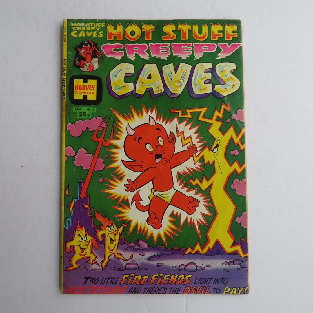 Hot Stuff Creepy Caves 2 (1975) the Little Devil, Fire Fiends, Harvey ...