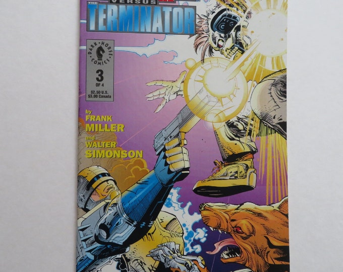 Robocop Versus Terminator 3 (1992) Dark Horse Comics S - Etsy