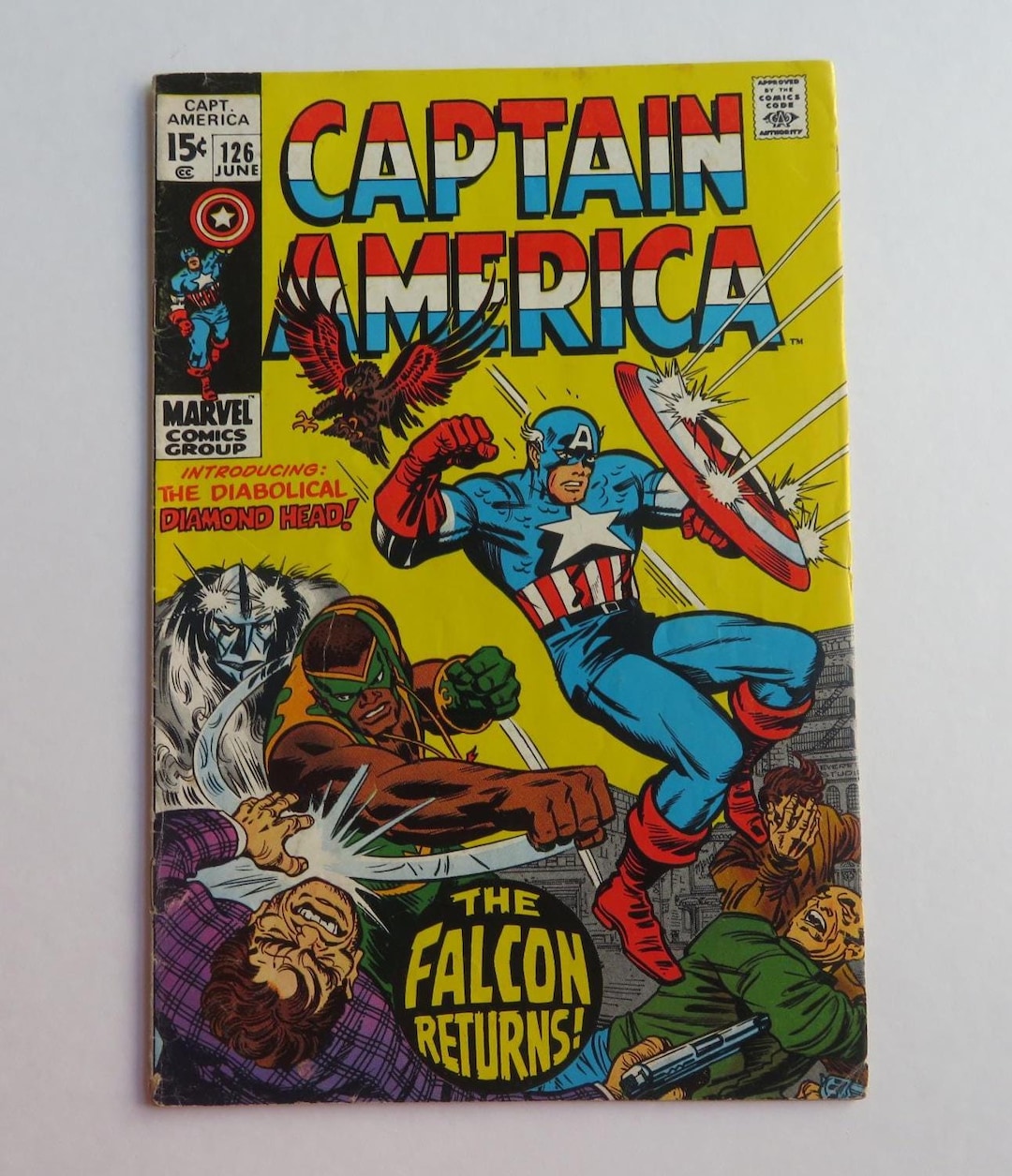Captain America Comic: #121 123 124 126 Stan Lee, U CHOOSE (1970) CD - Etsy