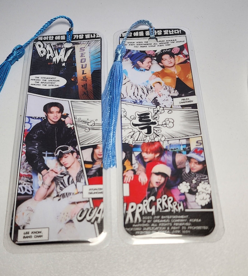 Small Stray Kids Bookmarks - Etsy