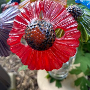 Fused Glass Garden 3D "cone Flowers" - Handmade - Planter/pot/vase - Etsy
