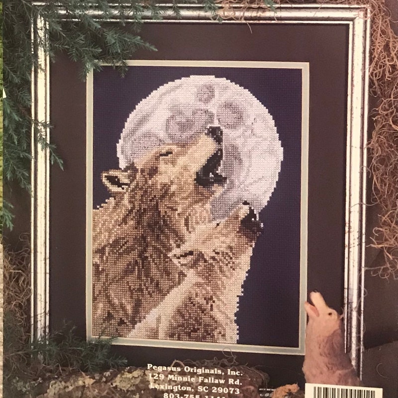 Wolf Cross Stitch - Etsy