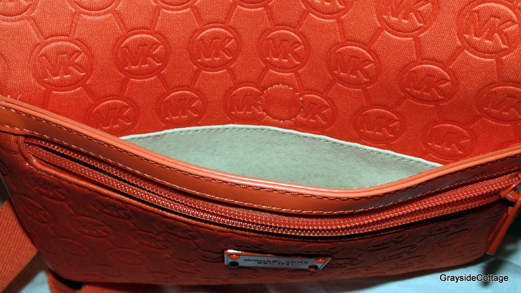 Bright Orange Michael Kors Purse | semashow.com