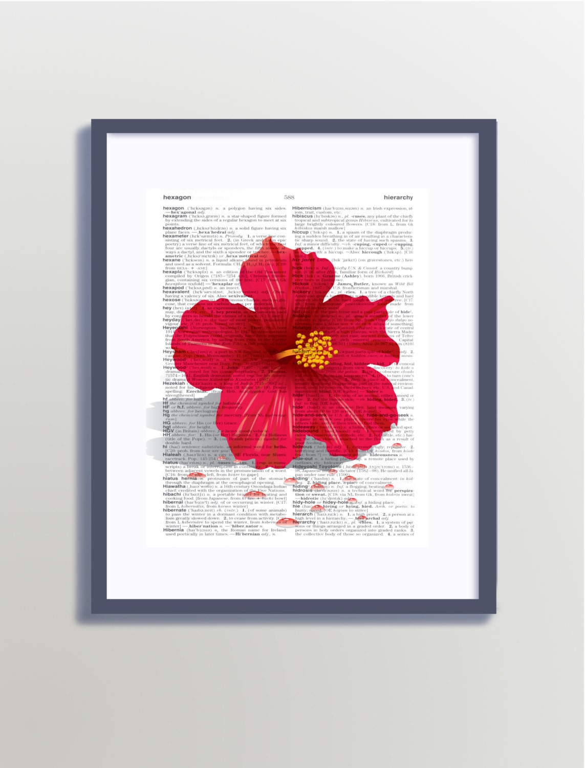 Printable Hibiscus Poster Printable Flower Print | Etsy