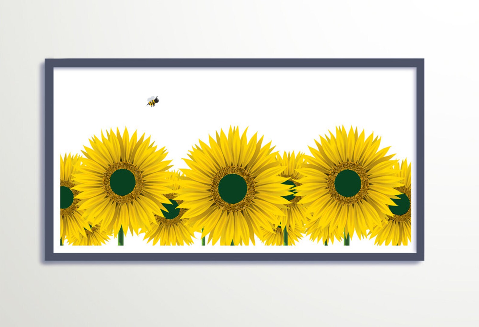 Sunflower Art Print, Sunflower Poster, Sunflower Art, Sunflower ...