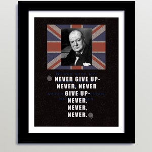 Printable Quotes, Winston Churchill Quote, Printable Poster, Printable ...