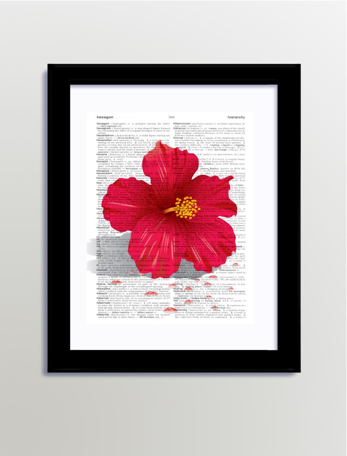 Printable Hibiscus Poster Printable Flower Print - Etsy Canada