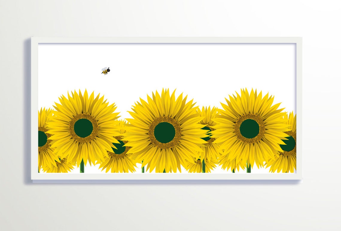 Sunflower Art Print, Sunflower Poster, Sunflower Art, Sunflower ...