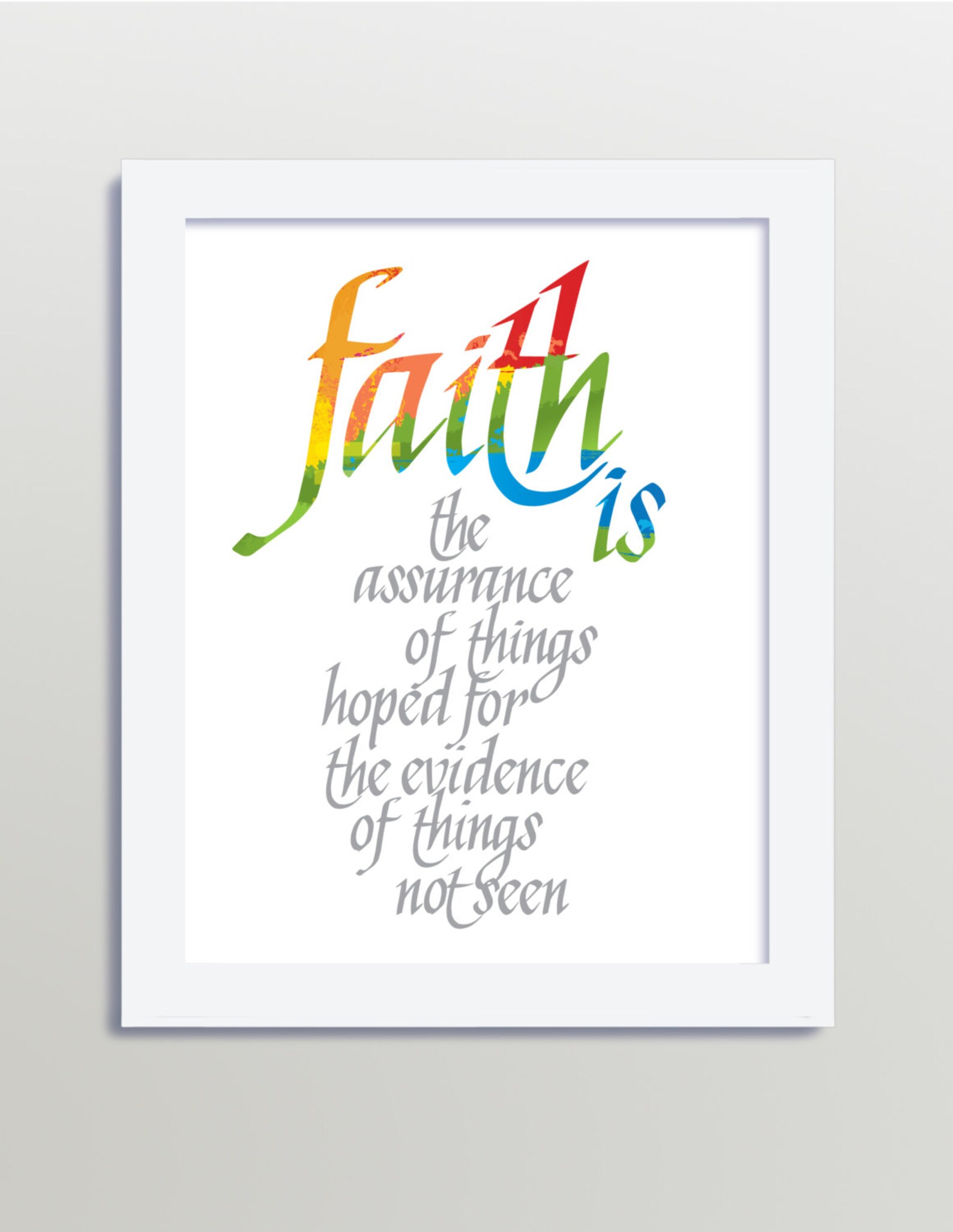 Printable Bible Poster, Downloadable Faith Poster, Downloadable Bible ...