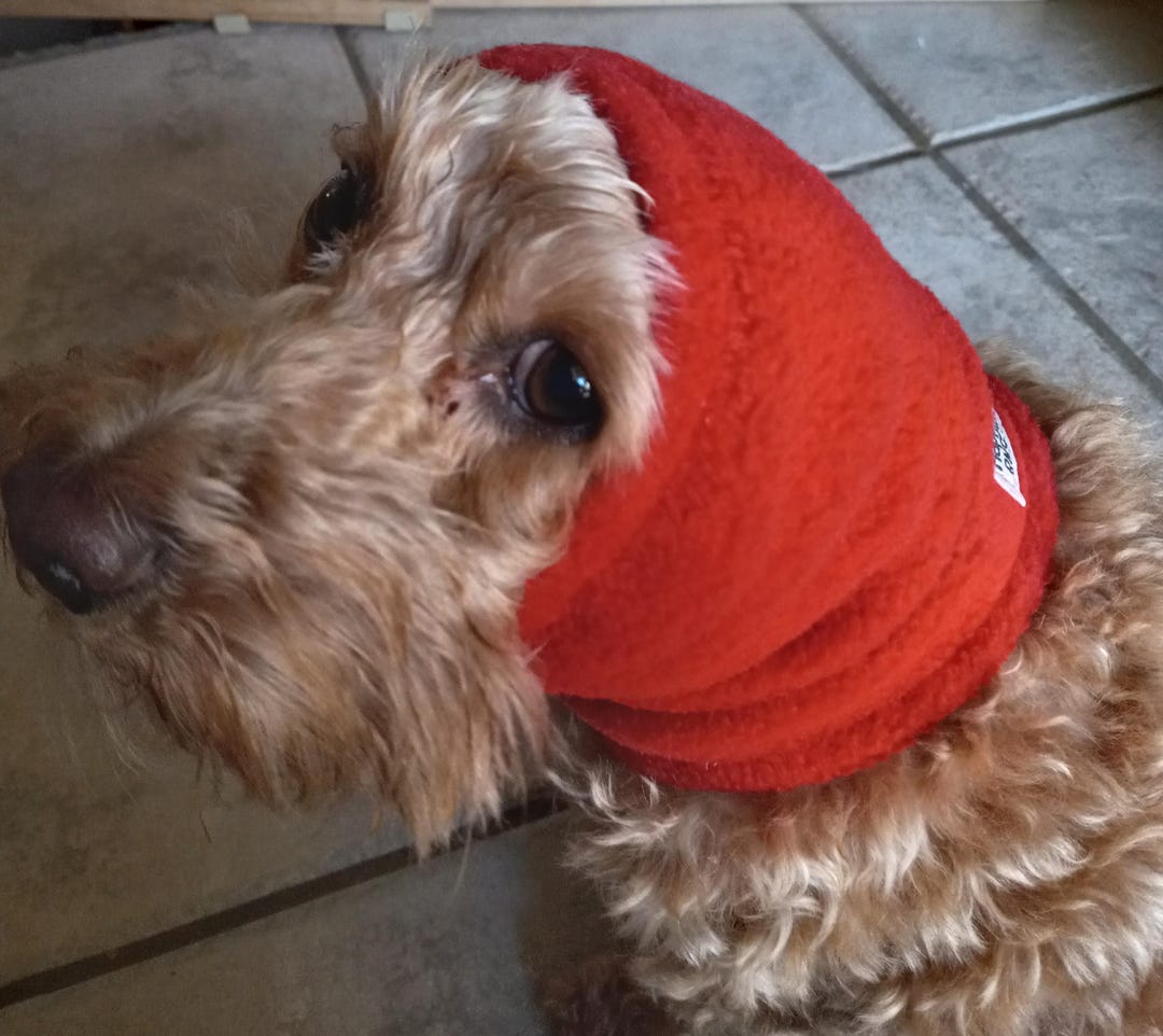 Custom Fleece Head Snood for Pets. Available in 8 Colors . No More Cold ...