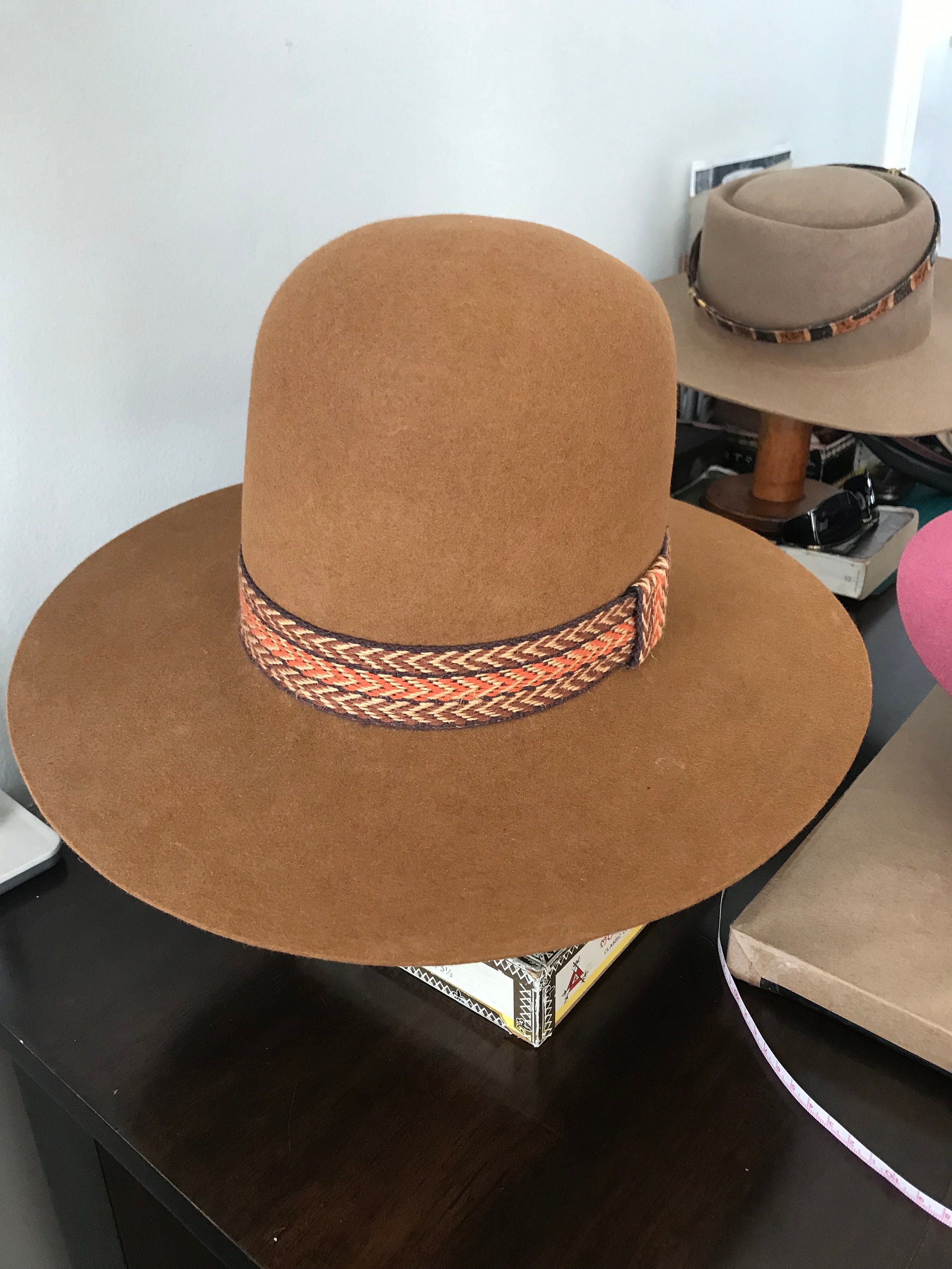 Copper Head Vintage Beaver Open Crown Hat 714 - Etsy