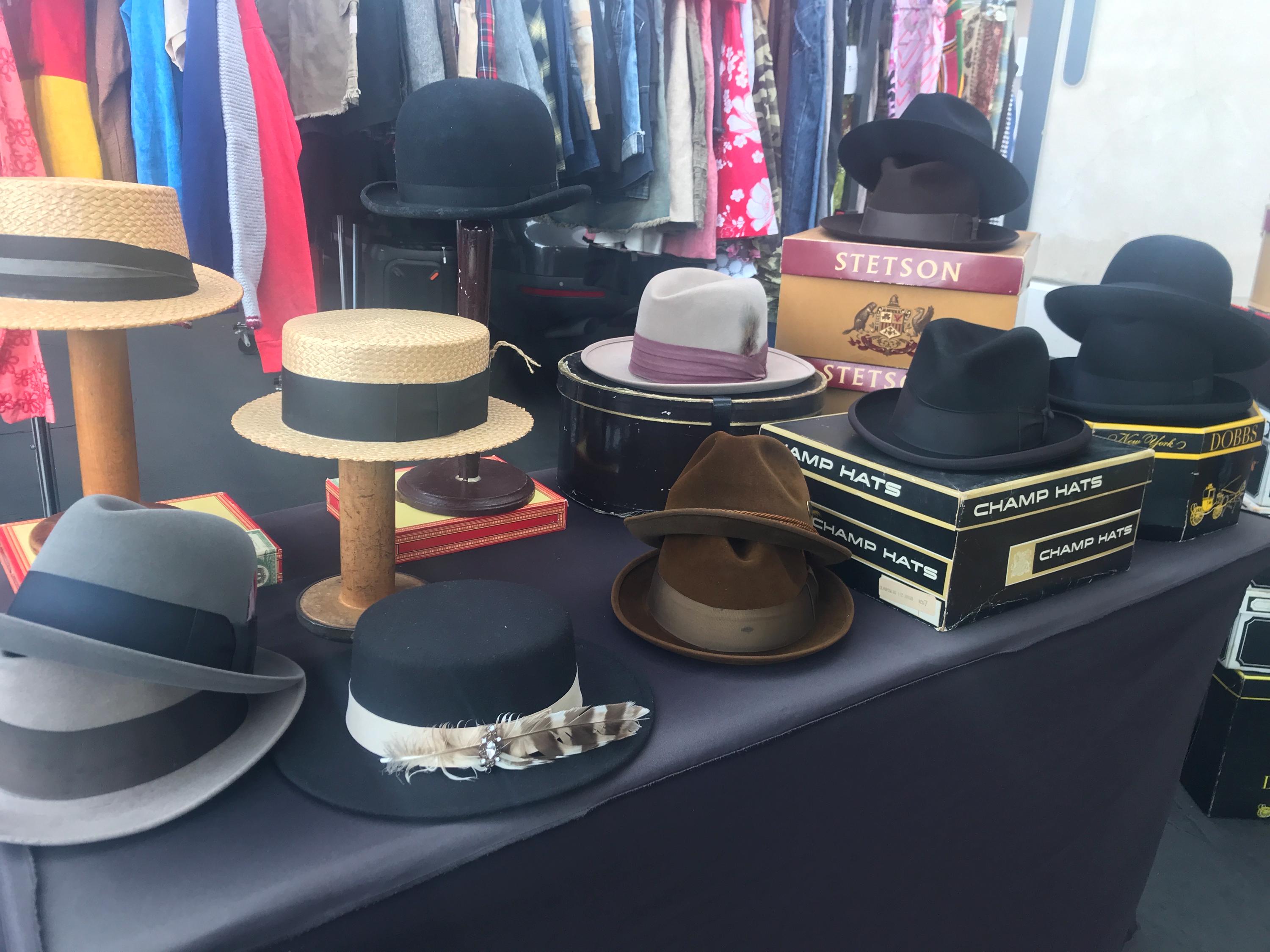 Vintage Hats Mix Homburg Fedora Tall Crown Low Crown - Etsy