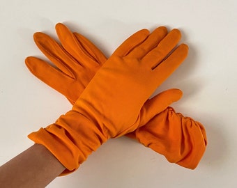 Orange Gloves - Etsy