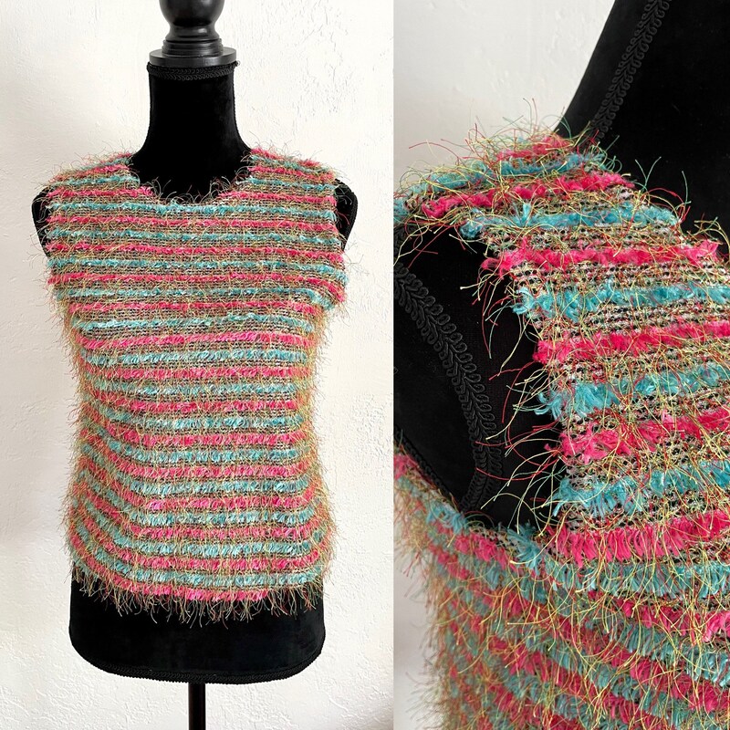 Fuzzy Pink Top - Etsy