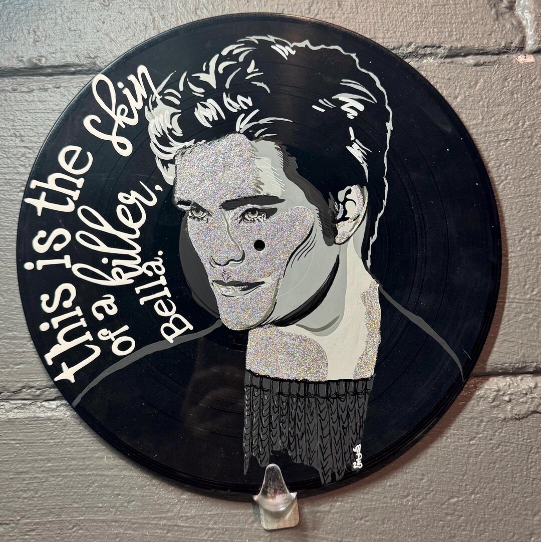 Sparkling Vampire Portrait Hand-painted Vinyl "skin of a Killer ...