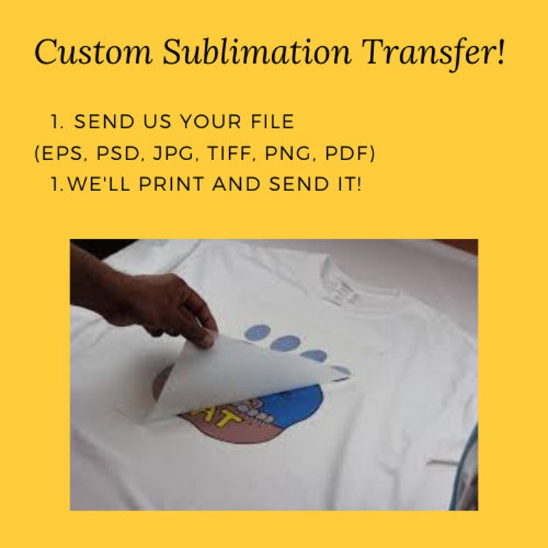 Custom Sublimation Print Ready to Press - Etsy