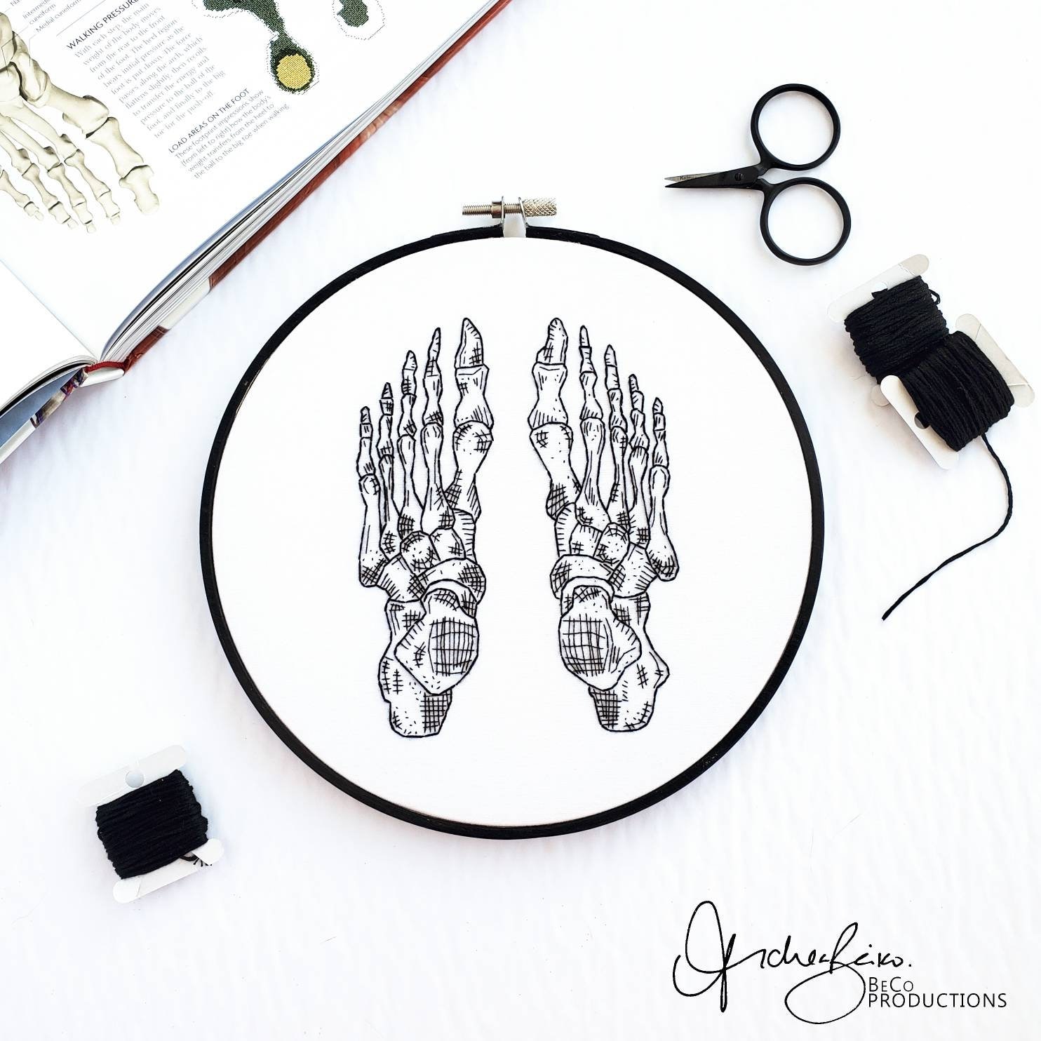 Anatomy Embroidery Series BUNDLE - PDF Digital Download Embroidery ...
