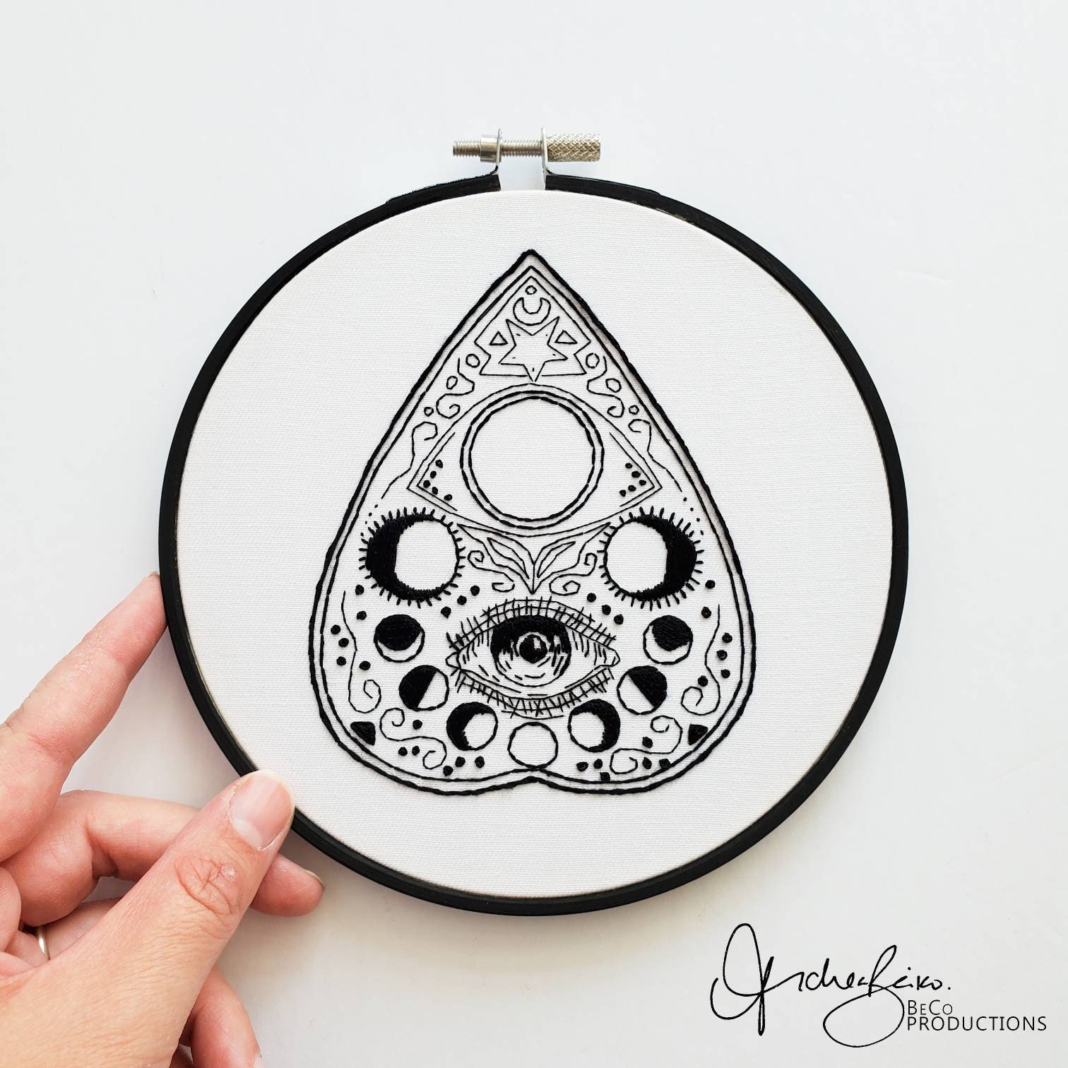 Planchette Embroidery Pattern and Guide DIY Digital Download - Etsy Canada