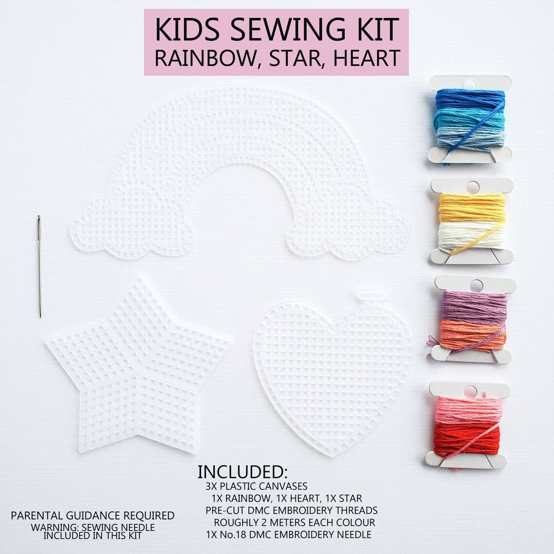 SEWING/EMBROIDERY Kit for KIDS How to Sew Learn to Sew Kit - Etsy