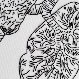 Lungs Anatomy Embroidery Pattern - DIY Digital Download - PDF Pattern ...