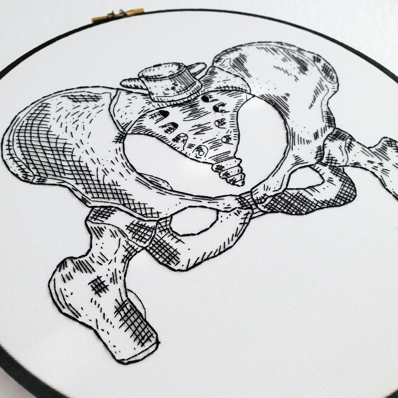 Pelvis Anatomy Embroidery Pattern DIY Digital Download PDF Pattern ...