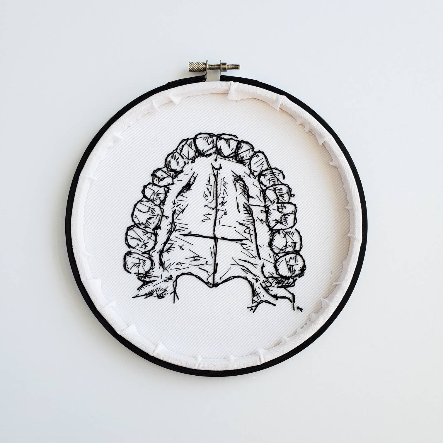 Teeth/jaw Anatomy Embroidery Pattern - DIY Digital Download - PDF ...