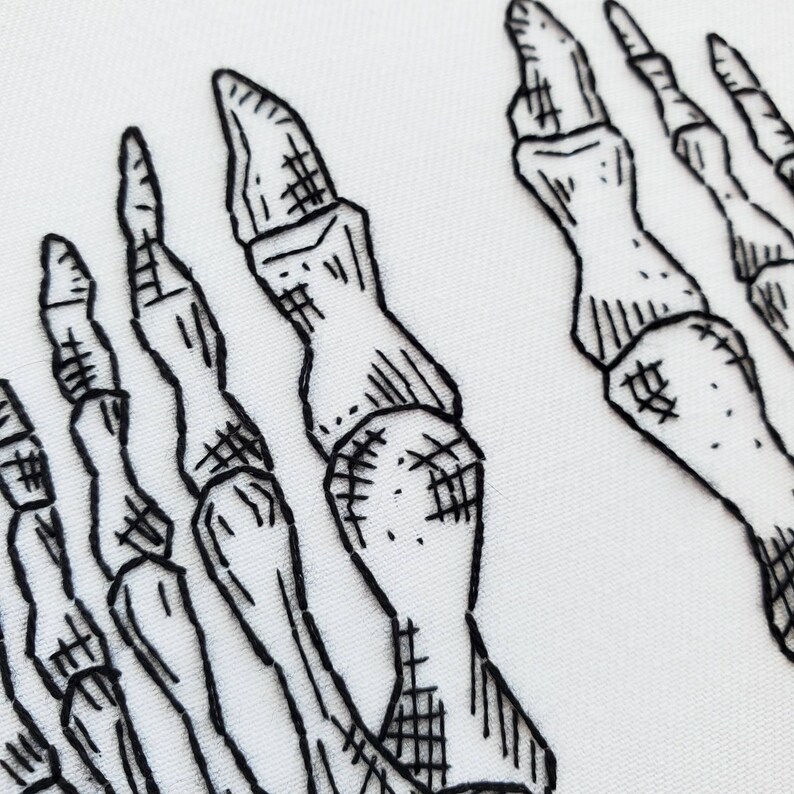 Skeletal Foot/feet Anatomy - PDF Digital Download Embroidery Pattern ...