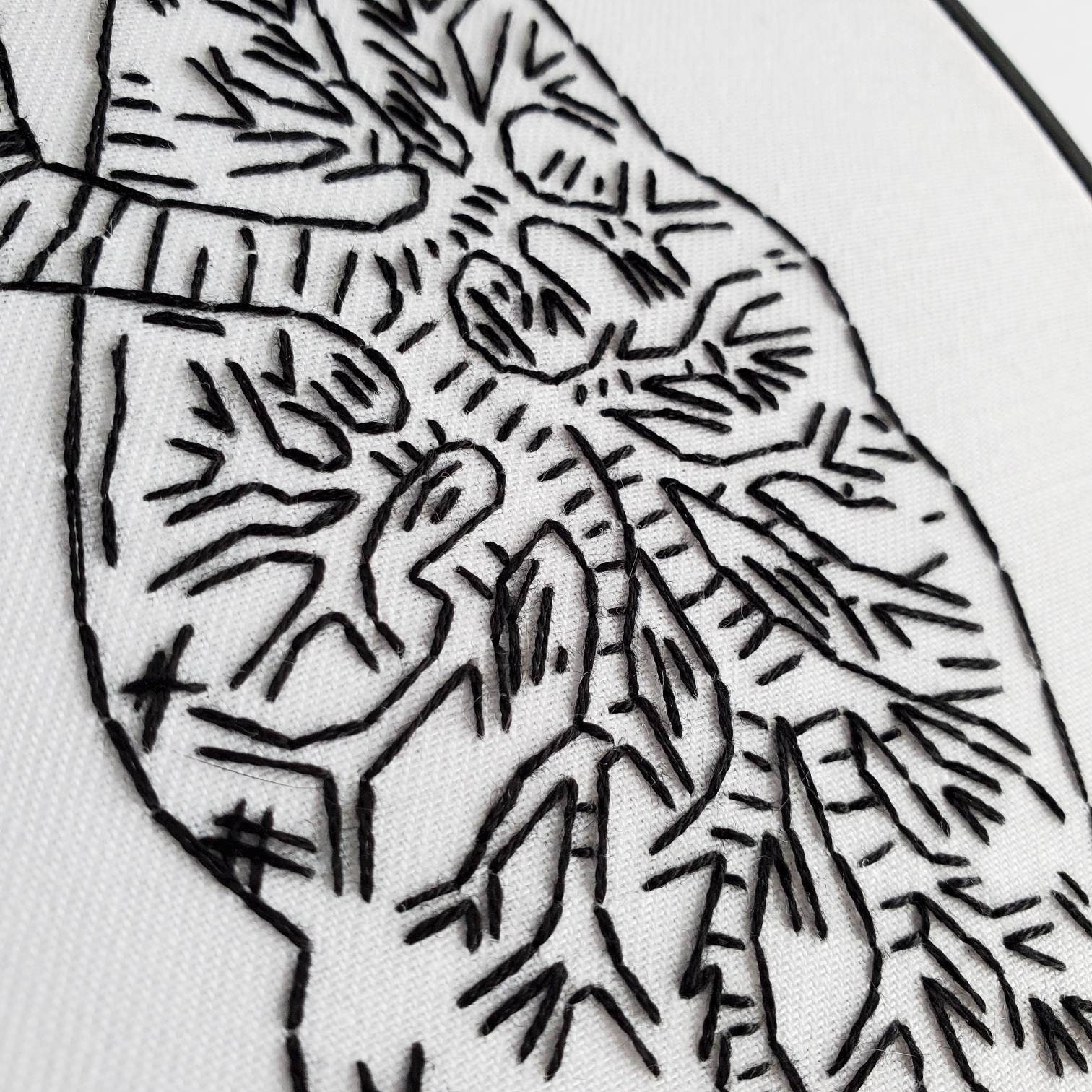 Lungs Anatomy Embroidery Pattern - DIY Digital Download - PDF Pattern ...