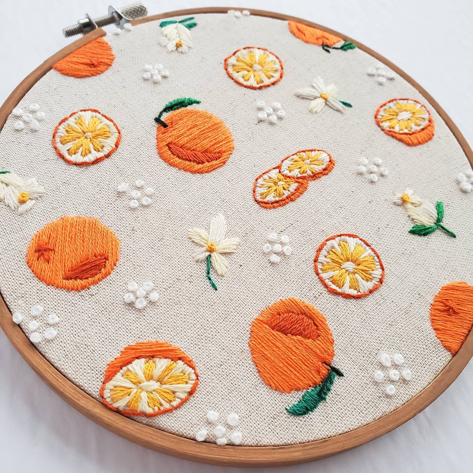 Orange Life Cycle Print - PDF Digital Download Embroidery Pattern ...