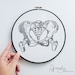 Pelvis Anatomy Embroidery Pattern - DIY Digital Download - PDF Pattern ...