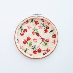 Cherry Life Cycle Print Embroidery Pattern & Guide - DIY Digital ...