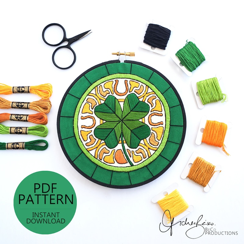 Celtic Hand Embroidery Pattern - Etsy